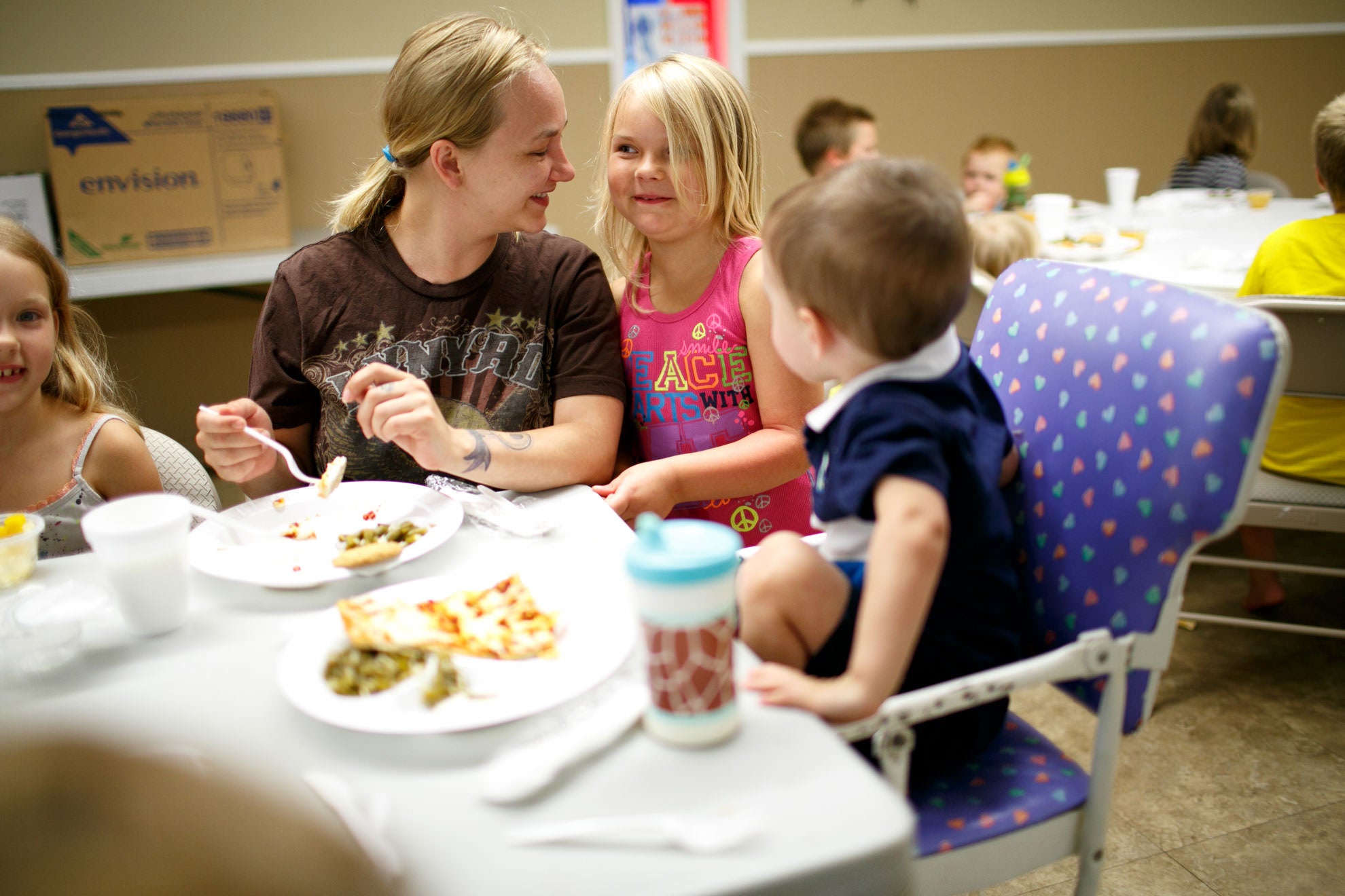 Parents Feeding Their Kids | No Kid Hungry